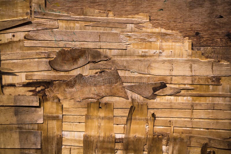Decayed wood wall crack stock photo. Image of wallpaper - 18821016