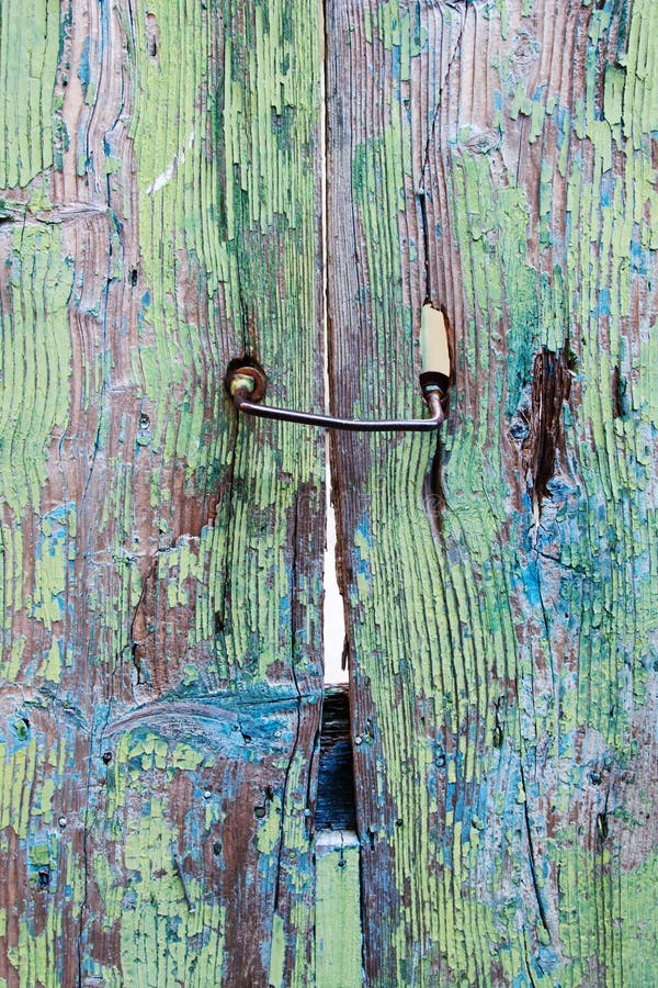 Decayed wooden door stock photo. Image of wood, doorhandle - 29219476