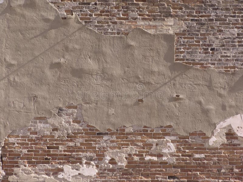 Decaying brick wall stock image. Image of backgrounds - 6805013