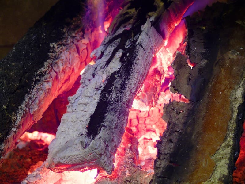 Decaying coals stock image. Image of light, glow, fire - 12757343