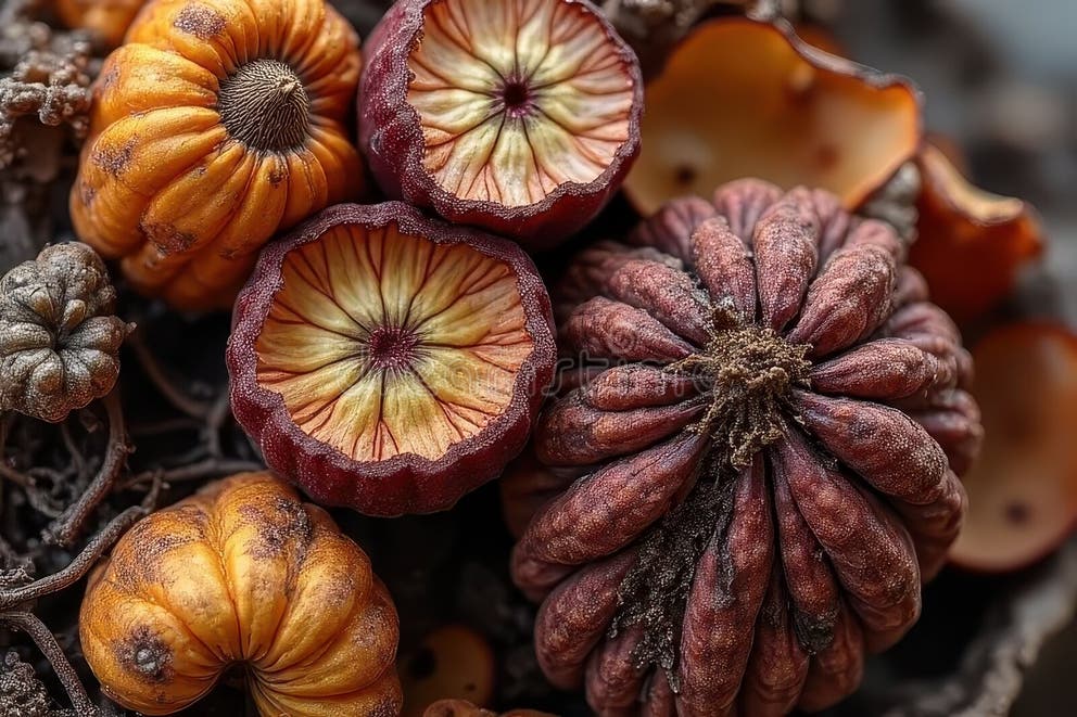 Decaying Plant Appearance Reflection Stock Illustration - Illustration ...