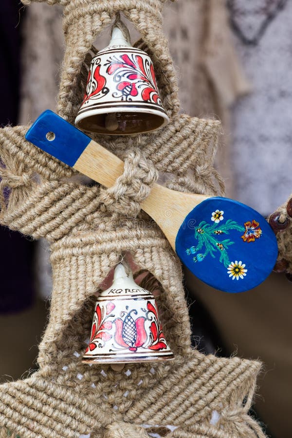 Deccorative ceramic bells stock image. Image of decor - 71753891