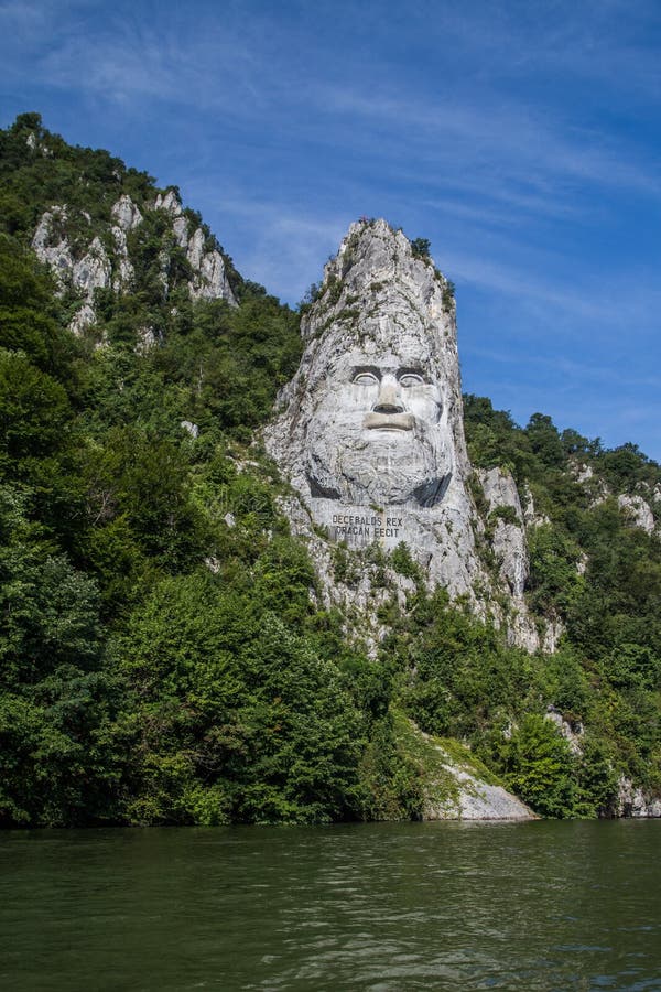 The Statue of Dacian King Decebalus Editorial Image - Image of head ...