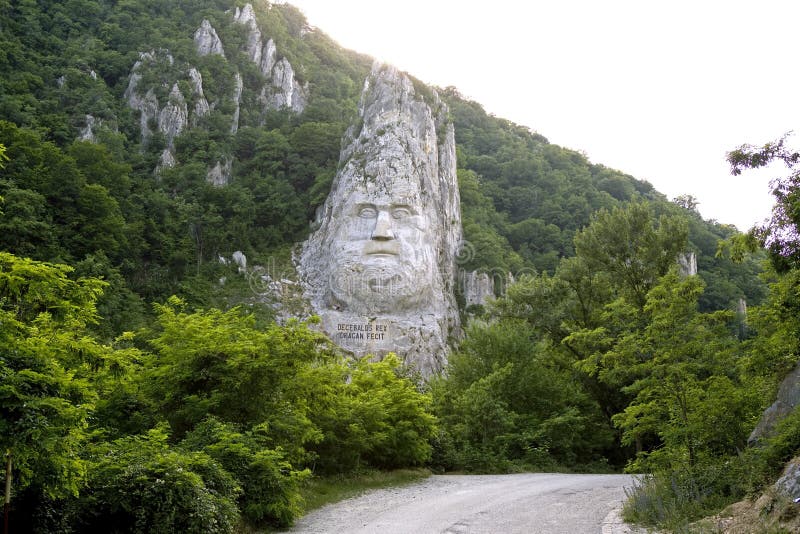 King Decebalus, on the River Danube Editorial Photo - Image of culture ...