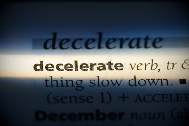 Decelerate stock photo. Image of definition, idea, closeup - 161578468