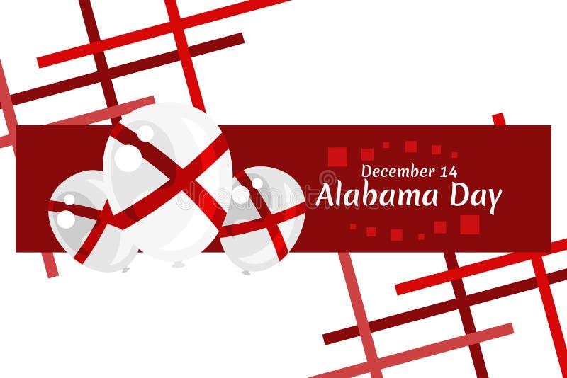 December 14, Alabama Day Vector Illustration. Stock Vector ...