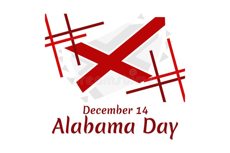 December 14, Alabama Day Vector Illustration. Stock Vector ...