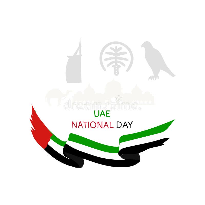 December 2 is UAE National Day Vector Illustration Stock Vector ...