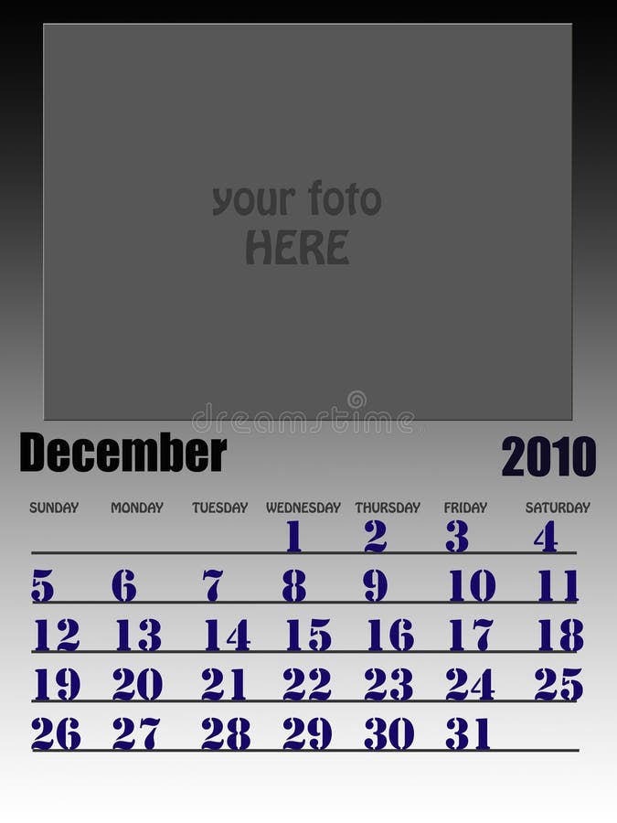 December 2010 stock illustration. Illustration of design - 7873615