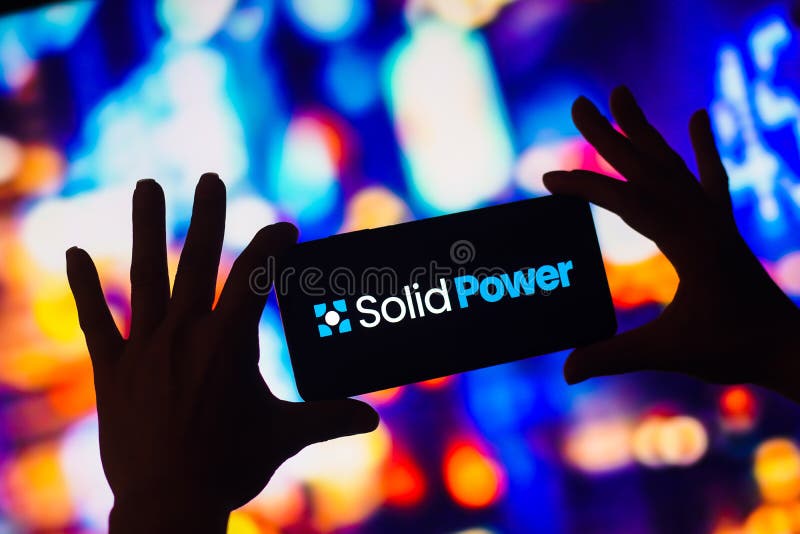 December 7, 2022, Brazil. in this Photo Illustration, the Solid Power ...