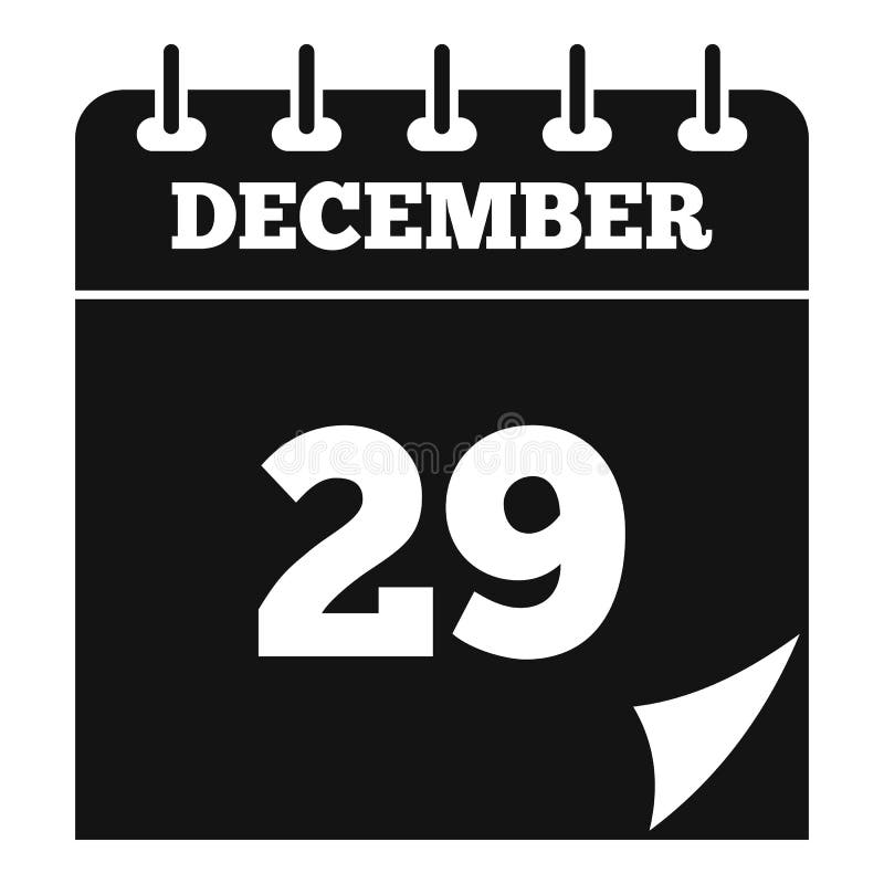 December Calendar Icon, Outline Style. Stock Illustration ...