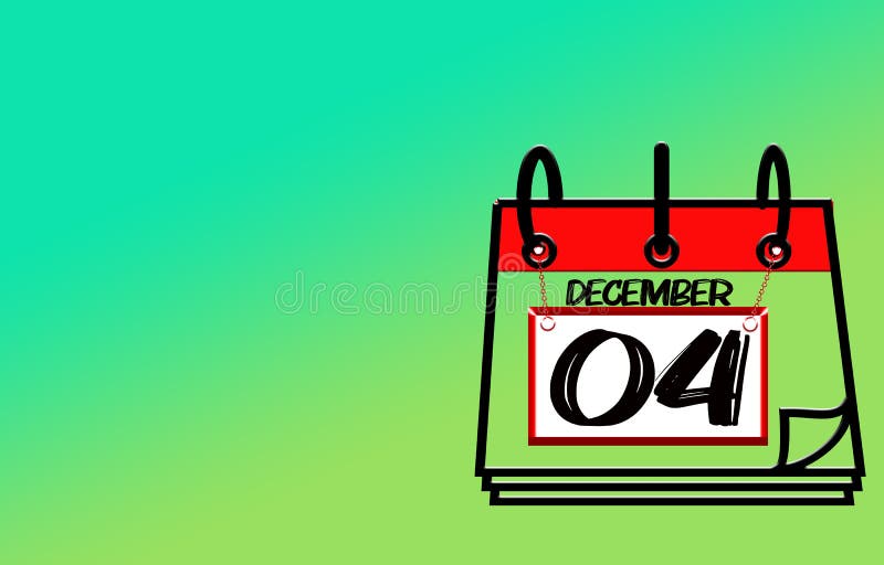 December 4 Calendar Stock Illustrations – 274 December 4 Calendar Stock ...