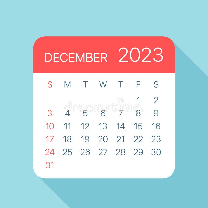 December 2023 Calendar Stock Illustrations – 15,504 December 2023 ...