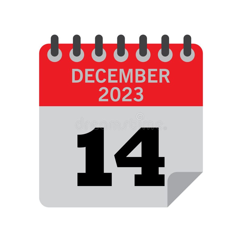 December Calender number stock vector. Illustration of diary - 294080747