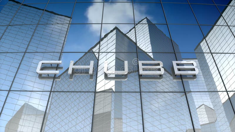 Editorial, CHUBB Limited Logo on Glass Building. Stock Video - Video of ...
