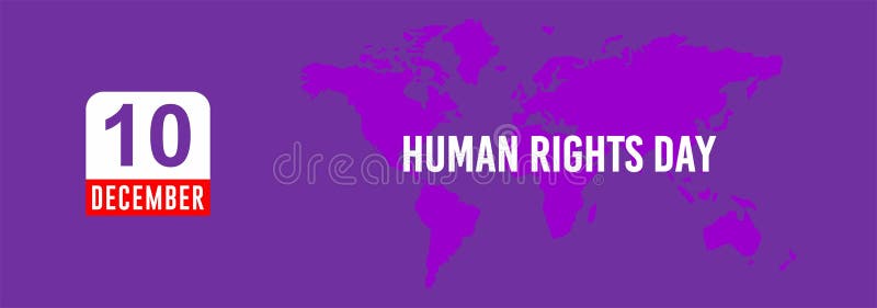 10 December Human Rights Day Stock Illustration - Illustration of label ...