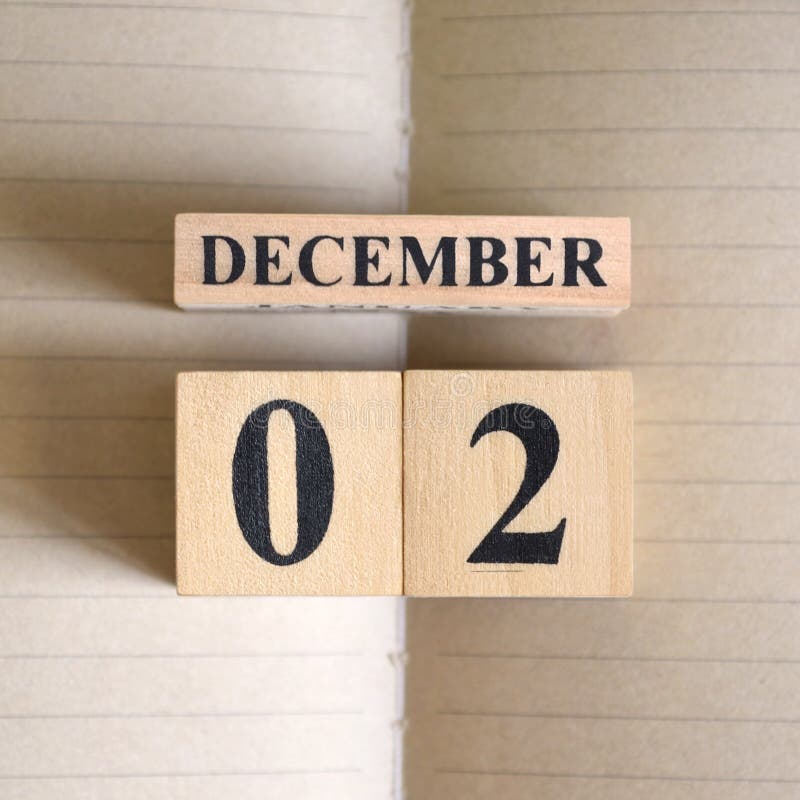 December 02, Icon Design with Number Cube. Stock Image - Image of 2037 ...
