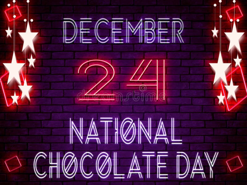 23 December, Roots Day, Neon Text Effect on Bricks Background Stock ...