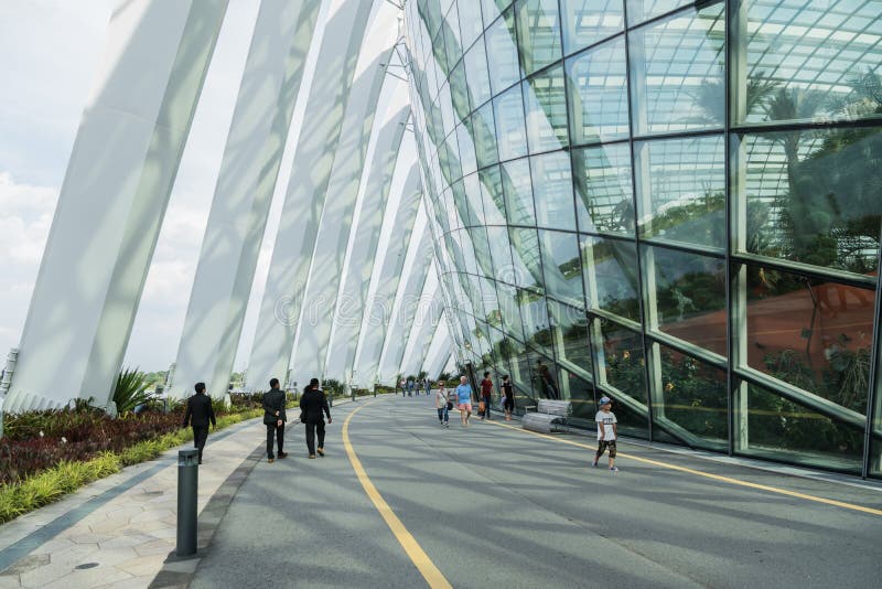 December 8, 2016 Singapore. Building in the Park Gardens Editorial ...