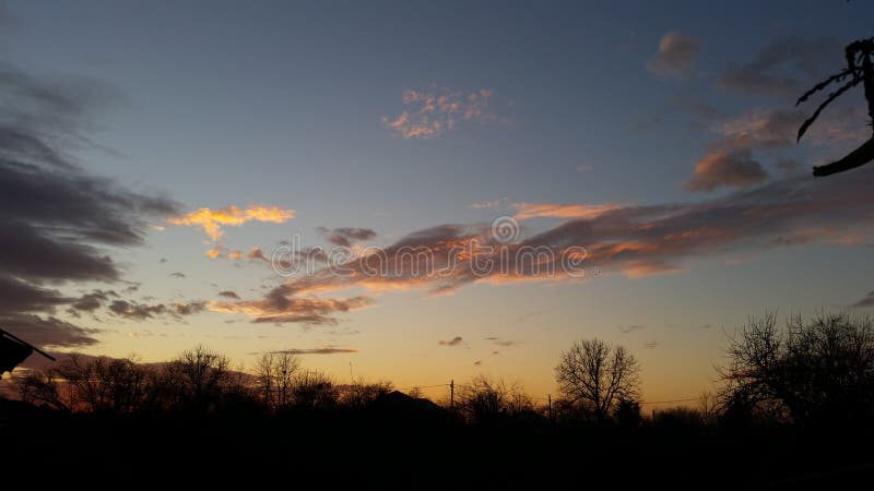 December Sunset Near Half Moon Bay, Californa Stock Photo - Image of ...