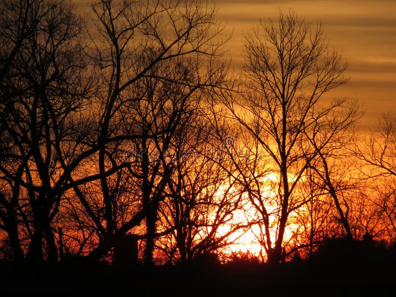 December Sunset Near Half Moon Bay, Californa Stock Photo - Image of ...