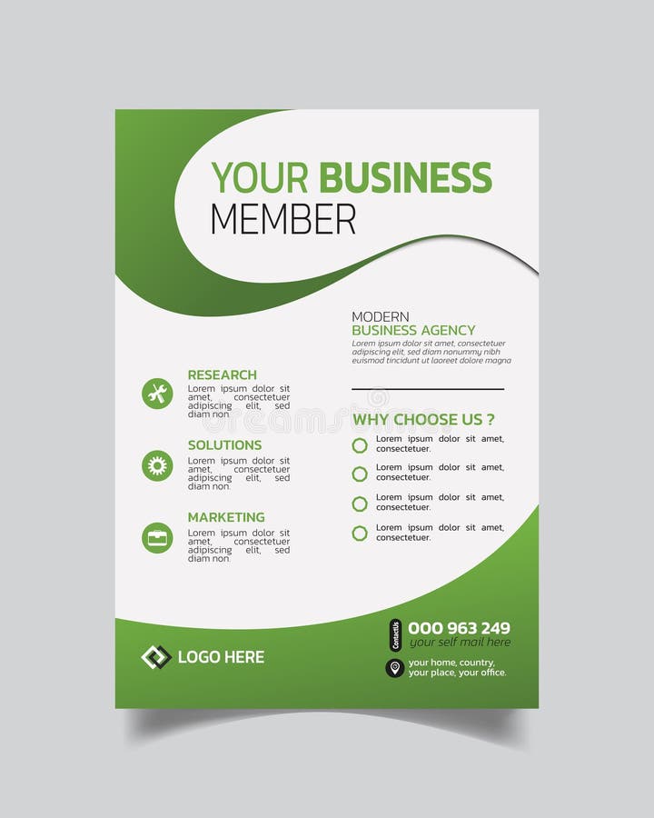 Decent Corporate Business Flyer or Creative Business Leaflet Modern ...