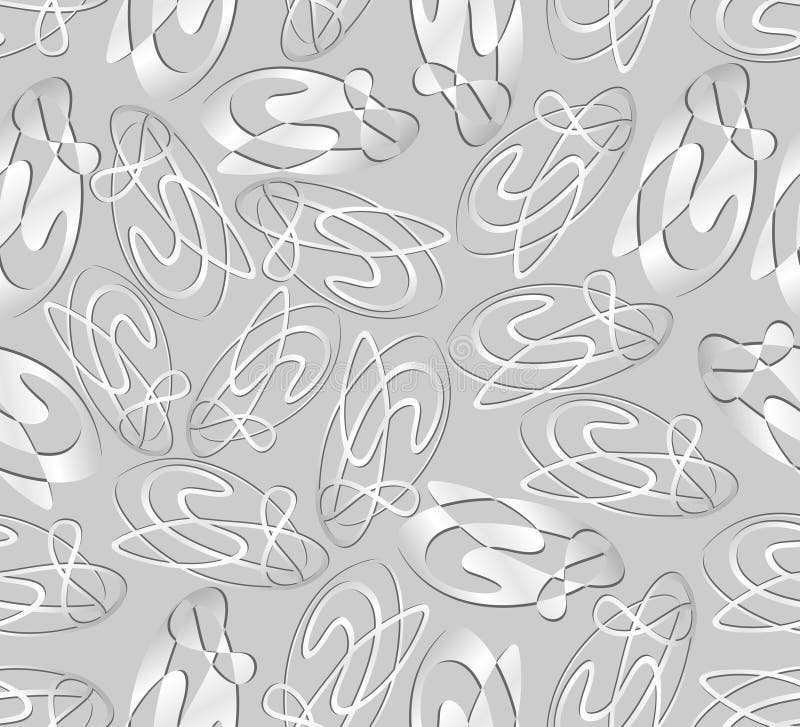 Decent Silver Gray Background with Abstract Curve Element Stock ...