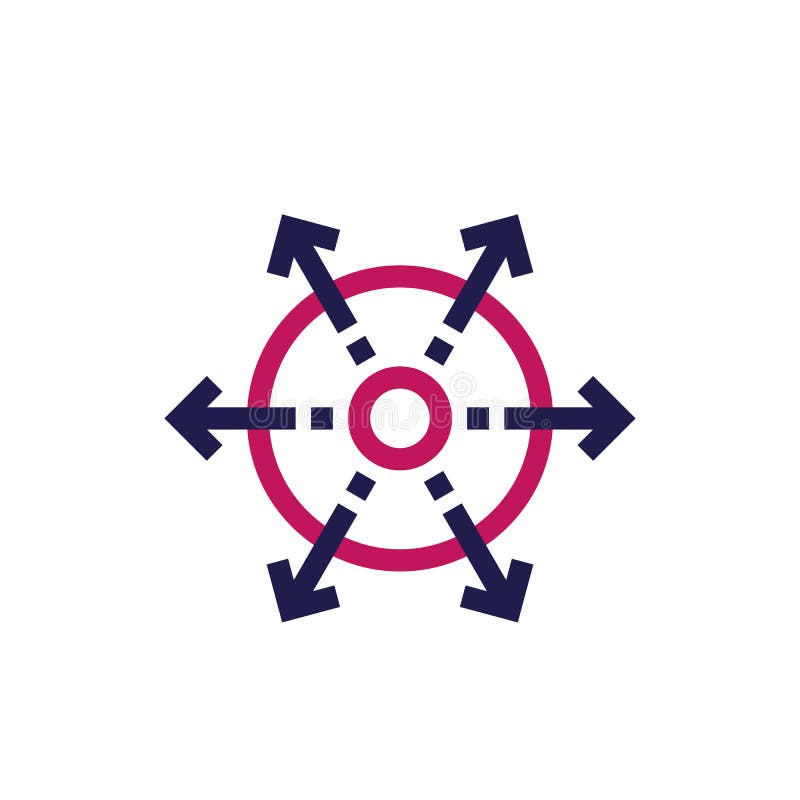 Decentralization, Decentralized Structure Icon Stock Vector ... Decentralization, Decentralized Structure Icon Stock Vector ...