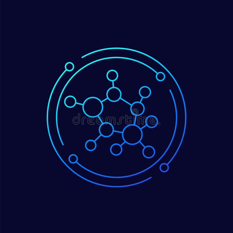 Decentralization, Decentralized Structure Icon Stock Vector ...