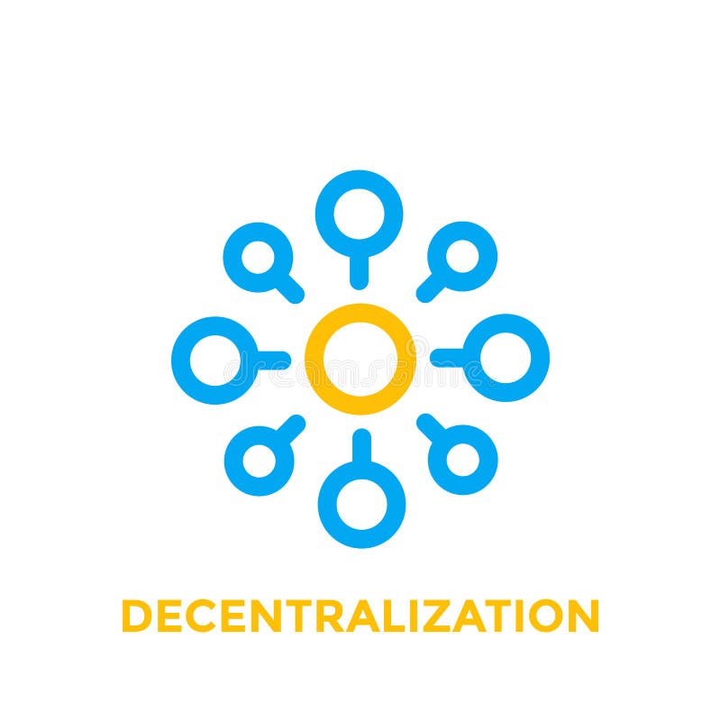 Decentralization Vector Icon, Logo Stock Vector - Illustration of ... Decentralization Vector Icon, Logo Stock Vector - Illustration of ...