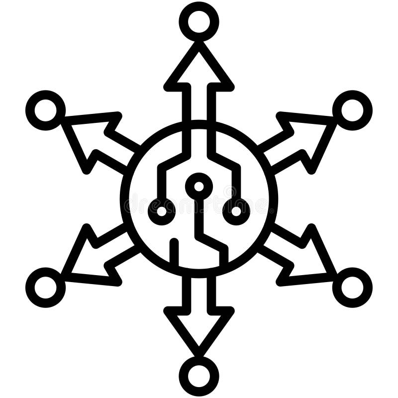 DeFi Line Icon Set, Vector Illustration Stock Vector - Illustration of ...