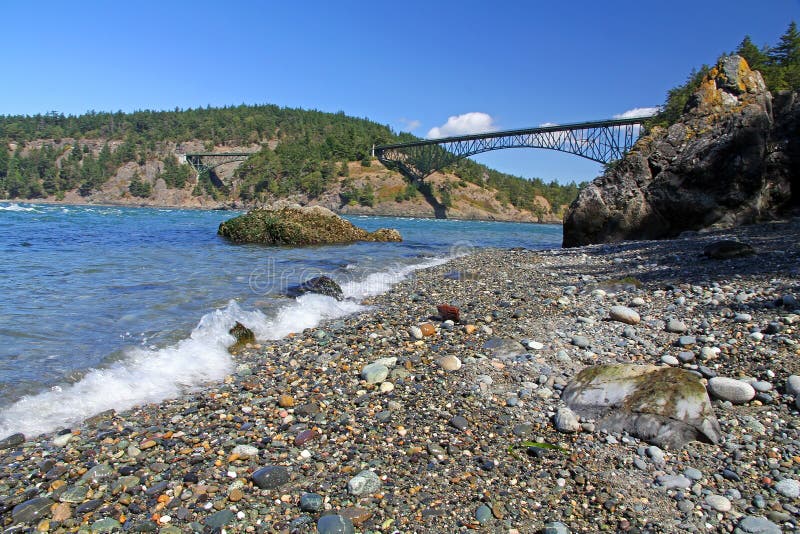 Deception Pass Beach stock image. Image of coastal, scenery - 26869209