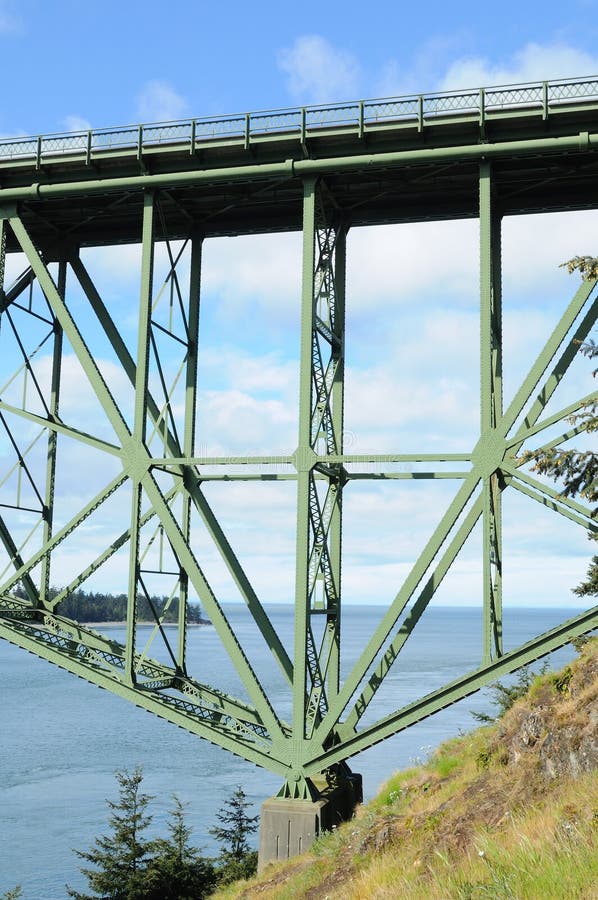 Deception Pass Bridge Whidbey Island Stock Photo - Image of deception ...