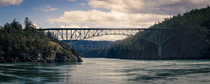 Bridge at Anacortes Island, Washington Stock Photo - Image of island ...
