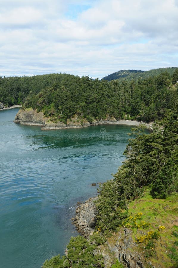 Deception pass state park stock image. Image of shore - 16173151