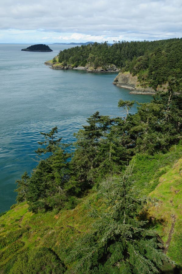 Deception pass state park stock image. Image of hillside - 17537403