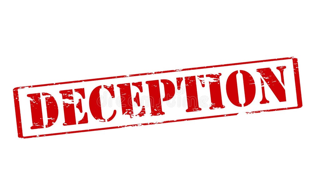 Deception stock illustration. Illustration of symbol - 92069800