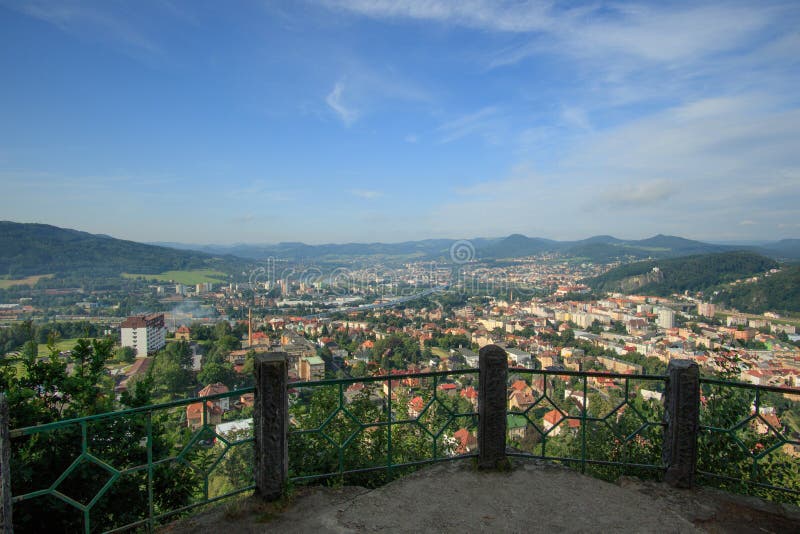 DECIN, CZECH REPUBLIC stock image. Image of panorama - 75539397