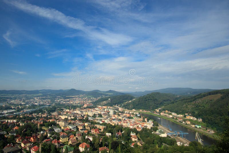 Decin, czech republic stock photo. Image of bohemian - 75540566
