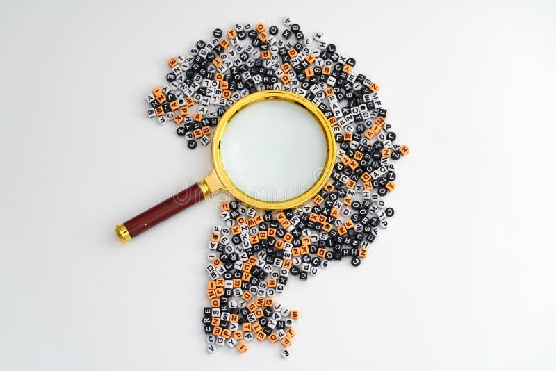 Deciphering the Unknown: a Search for Meaning Stock Photo - Image of ...