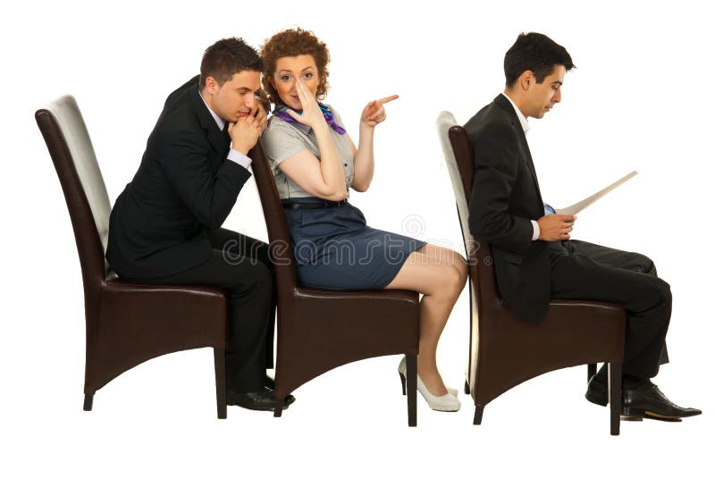 Decir secreto imagen de archivo. Imagen de empresarios - 24272005