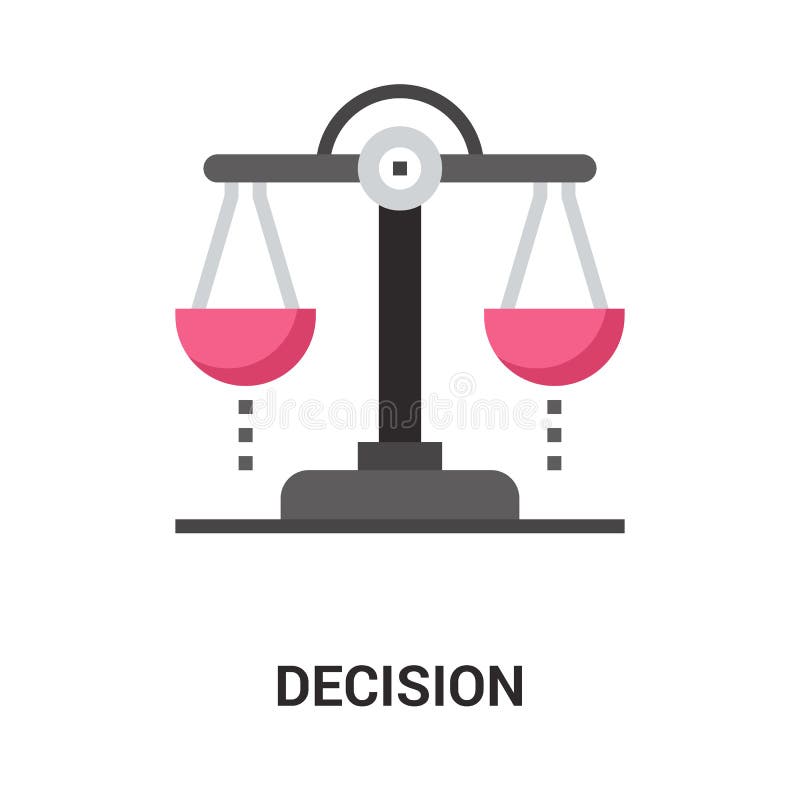 Decision icon concept stock vector. Illustration of marketing - 82401223