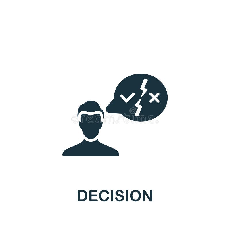 Decision Icon. Line Simple Icon for Templates, Web Design and ...