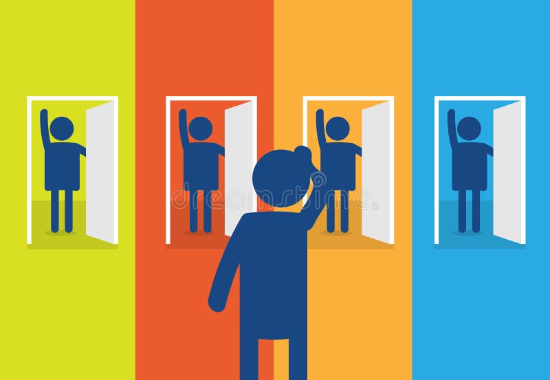 Good Way Bad Way Stock Illustrations – 644 Good Way Bad Way Stock ...