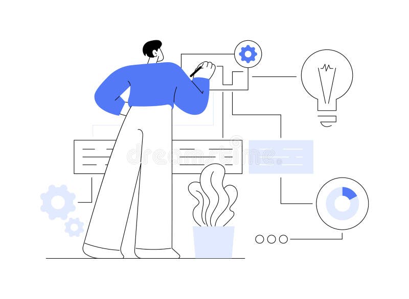 Decision Making Abstract Concept Vector Illustration. Stock Vector ...