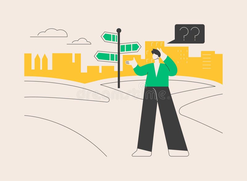 Decision Making Abstract Concept Vector Illustration. Stock Vector ...