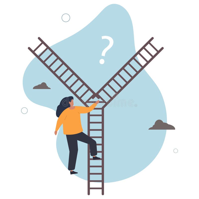Choosing between 2 Choices,confusion Concept,businessman Thinking with ...