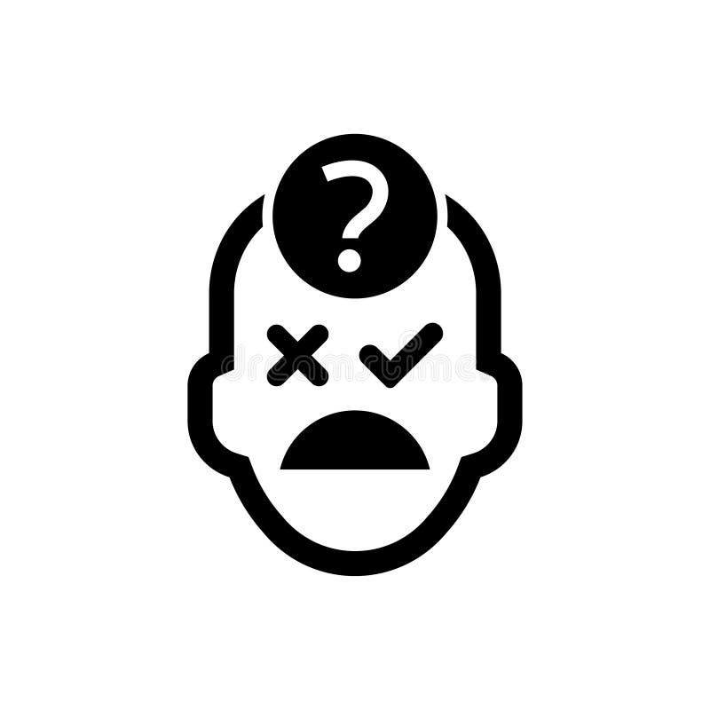 Decision Making Doubt Icon stock vector. Illustration of choice - 192456183
