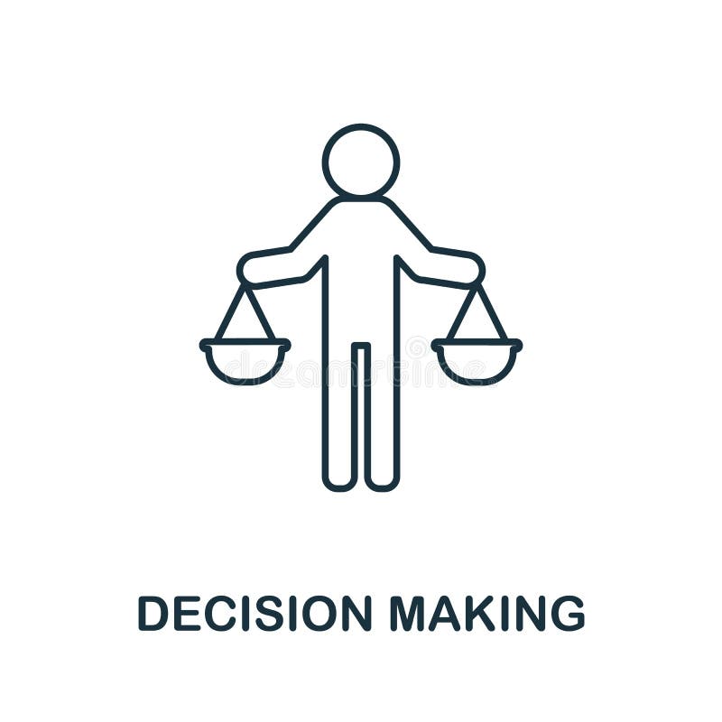 Decision Making Icon. Line Element from Corporate Development ...