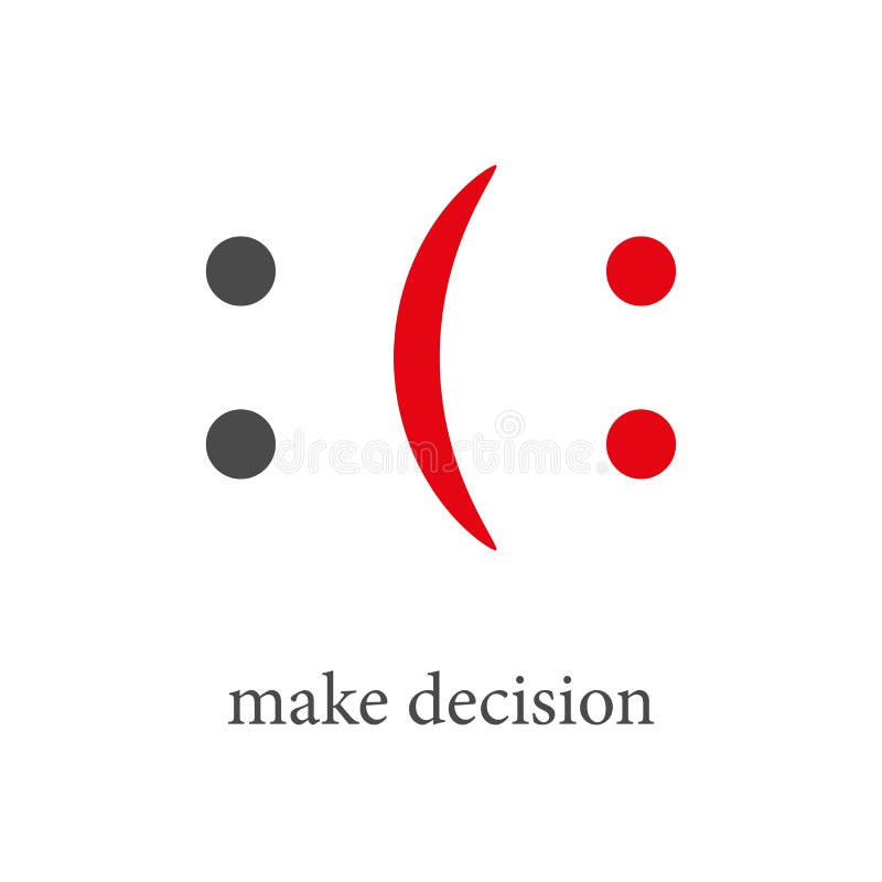 Decision making icon stock vector. Illustration of management - 140595706